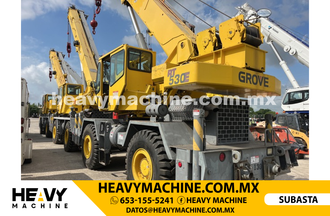 Grúa RT 2000 Grove RT530E en venta