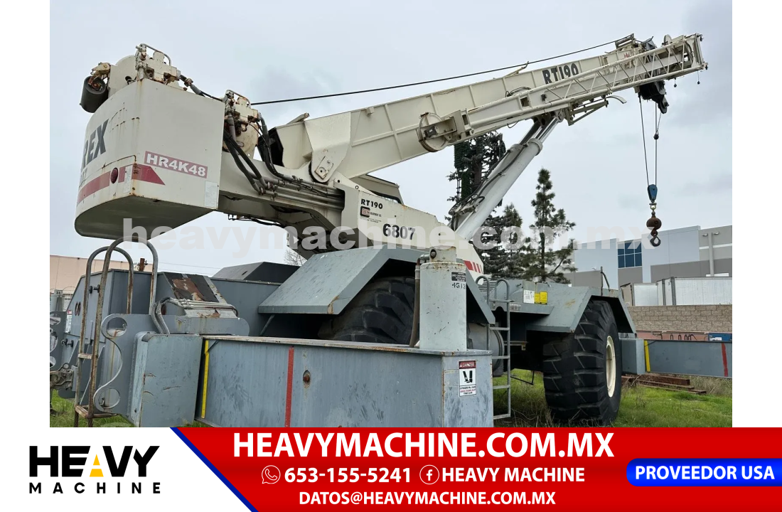 Grúa RT 2000 TEREX RT190 en venta
