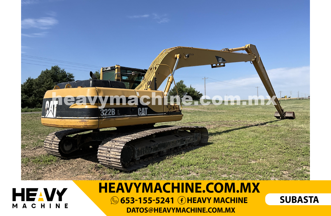 Maquinaria Pesada Excavadora 2000 Caterpillar 322BL