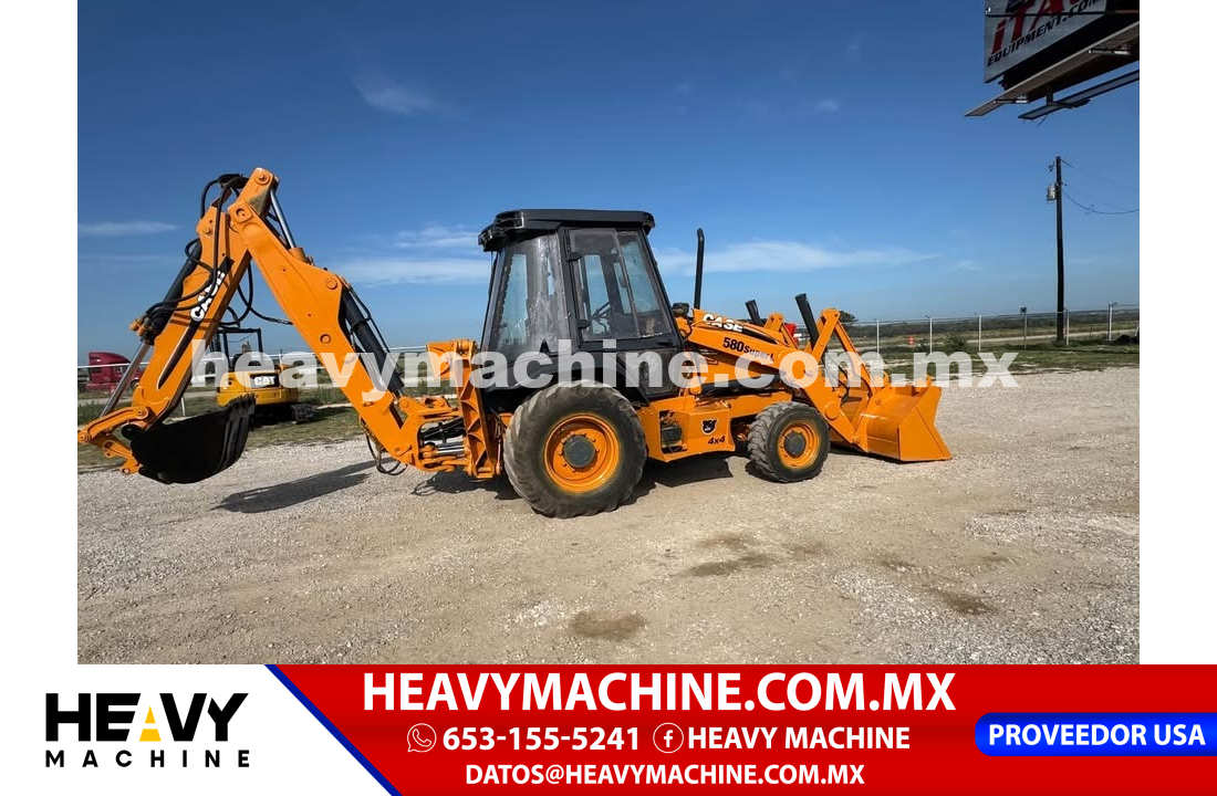 Maquinaria Pesada Retroexcavadora 2002 Case 580SL en venta