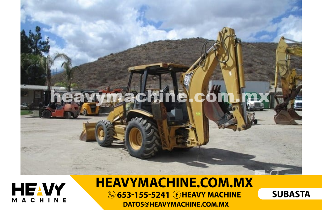 Maquinaria Pesada Retroexcavadora 2004 CAT 416D en venta