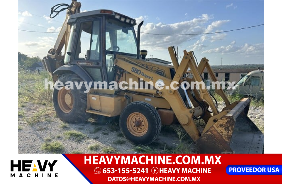 Maquinaria Pesada Retroexcavadora Case 580SL en venta